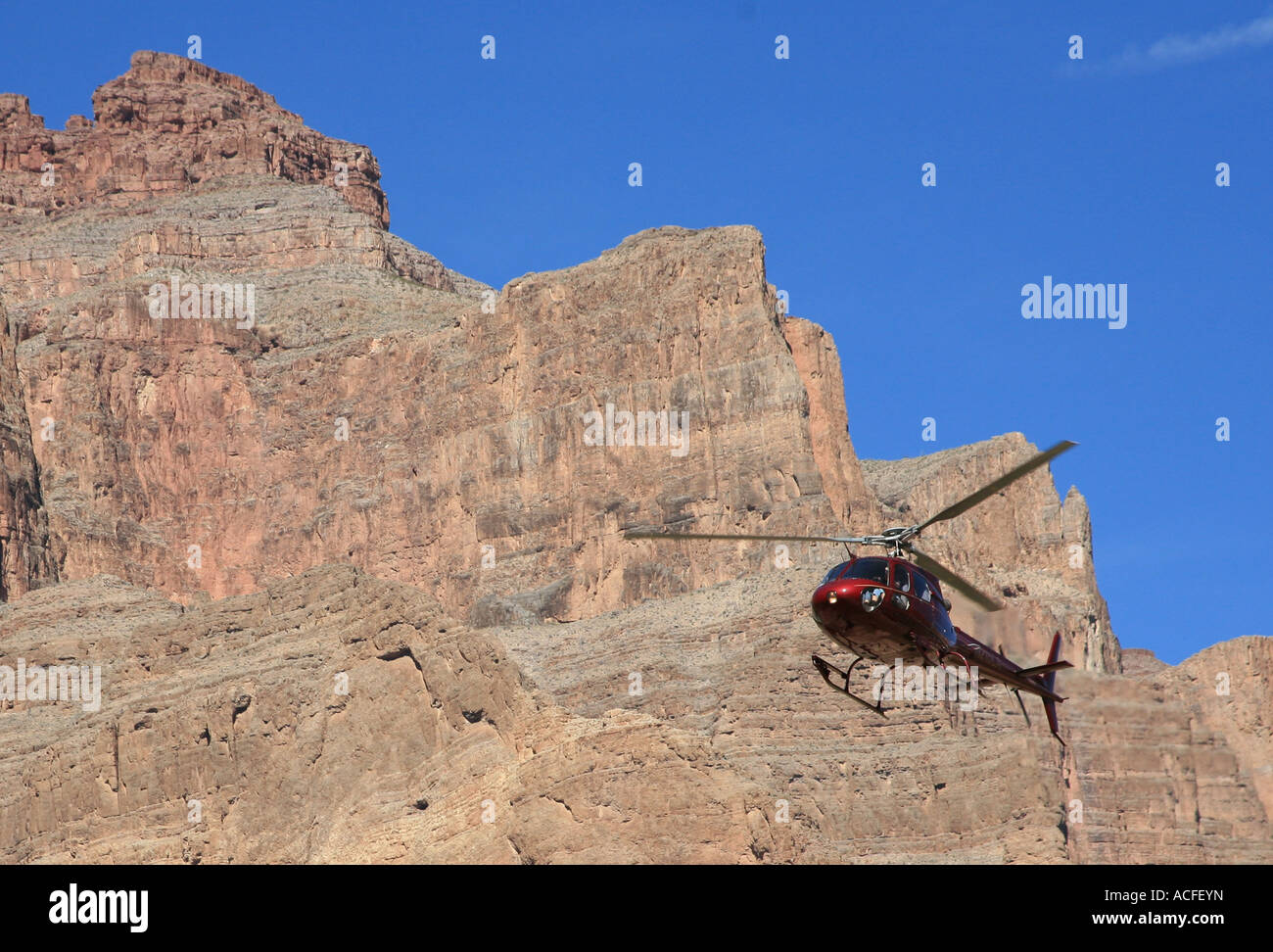 Helicopter trip into the Grand Canyon, Arizona USA Stock Photo - Alamy
