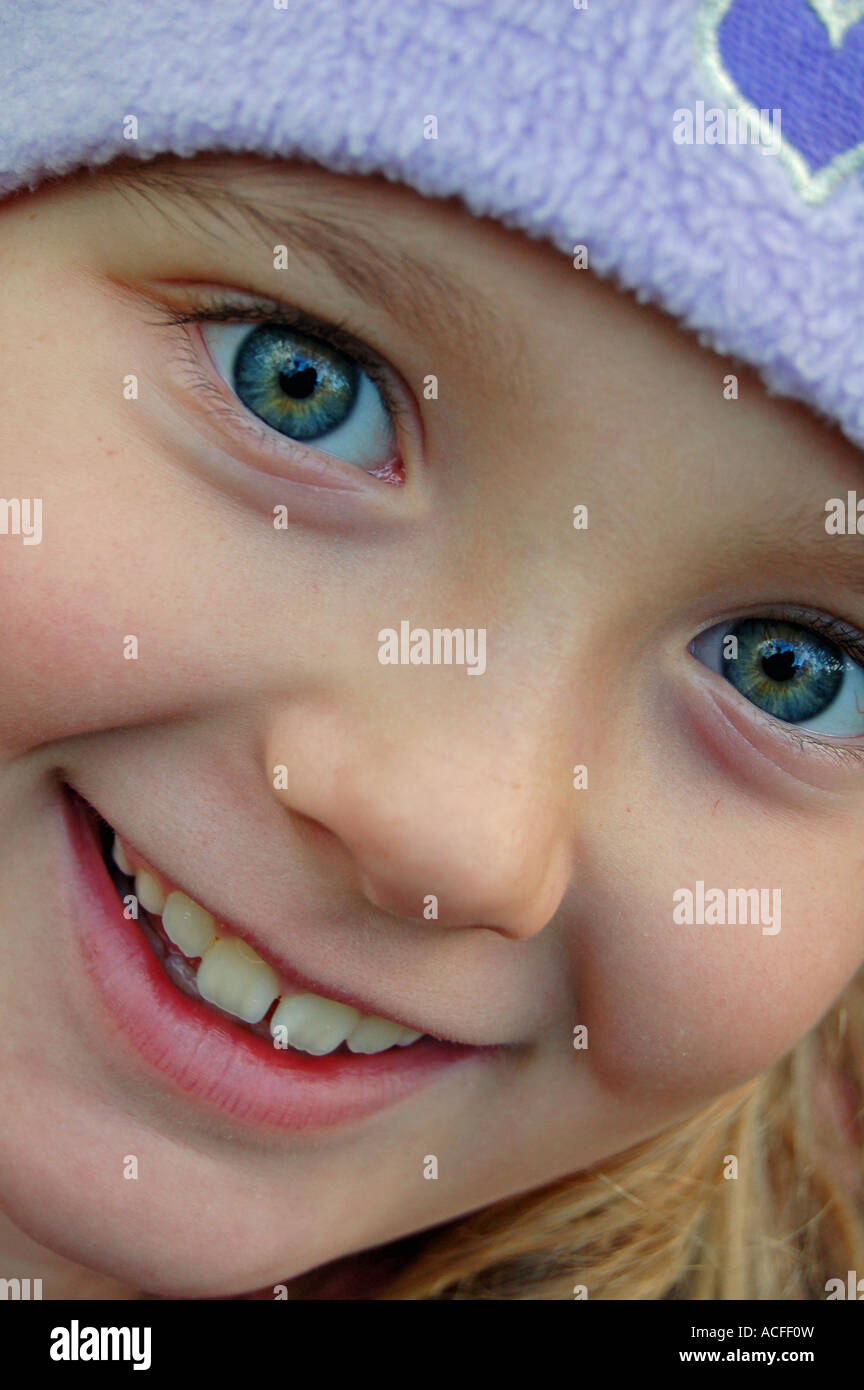 The Perfect Smile of a young child Stock Photo - Alamy