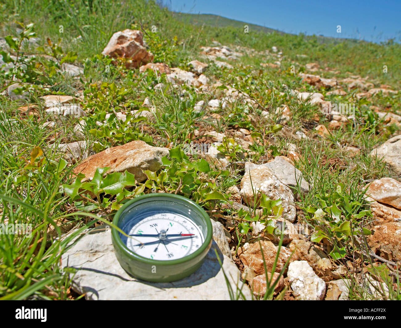 Compass on the ground hi-res stock photography and images - Alamy