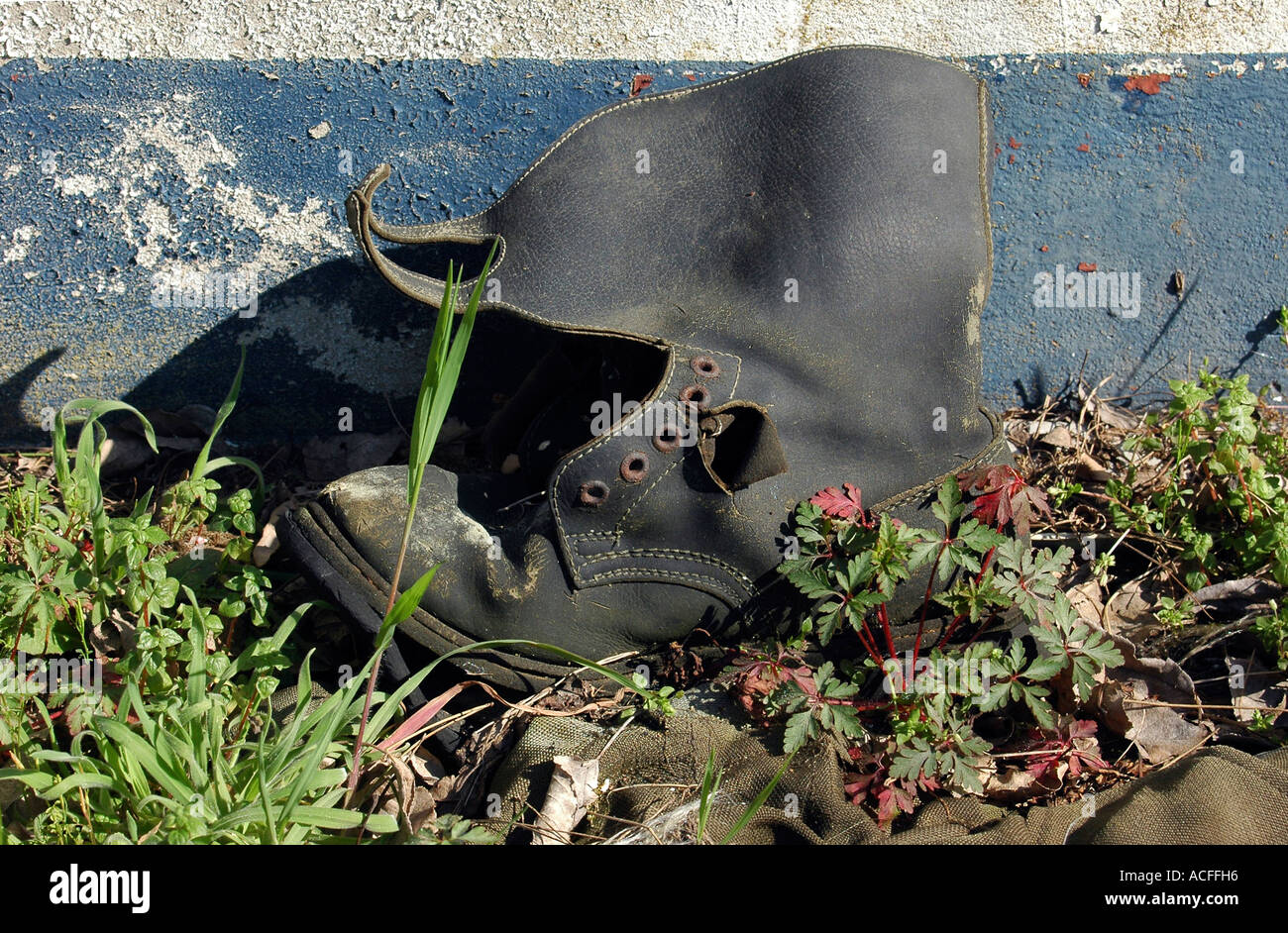 Military boot hi-res stock photography and images - Alamy
