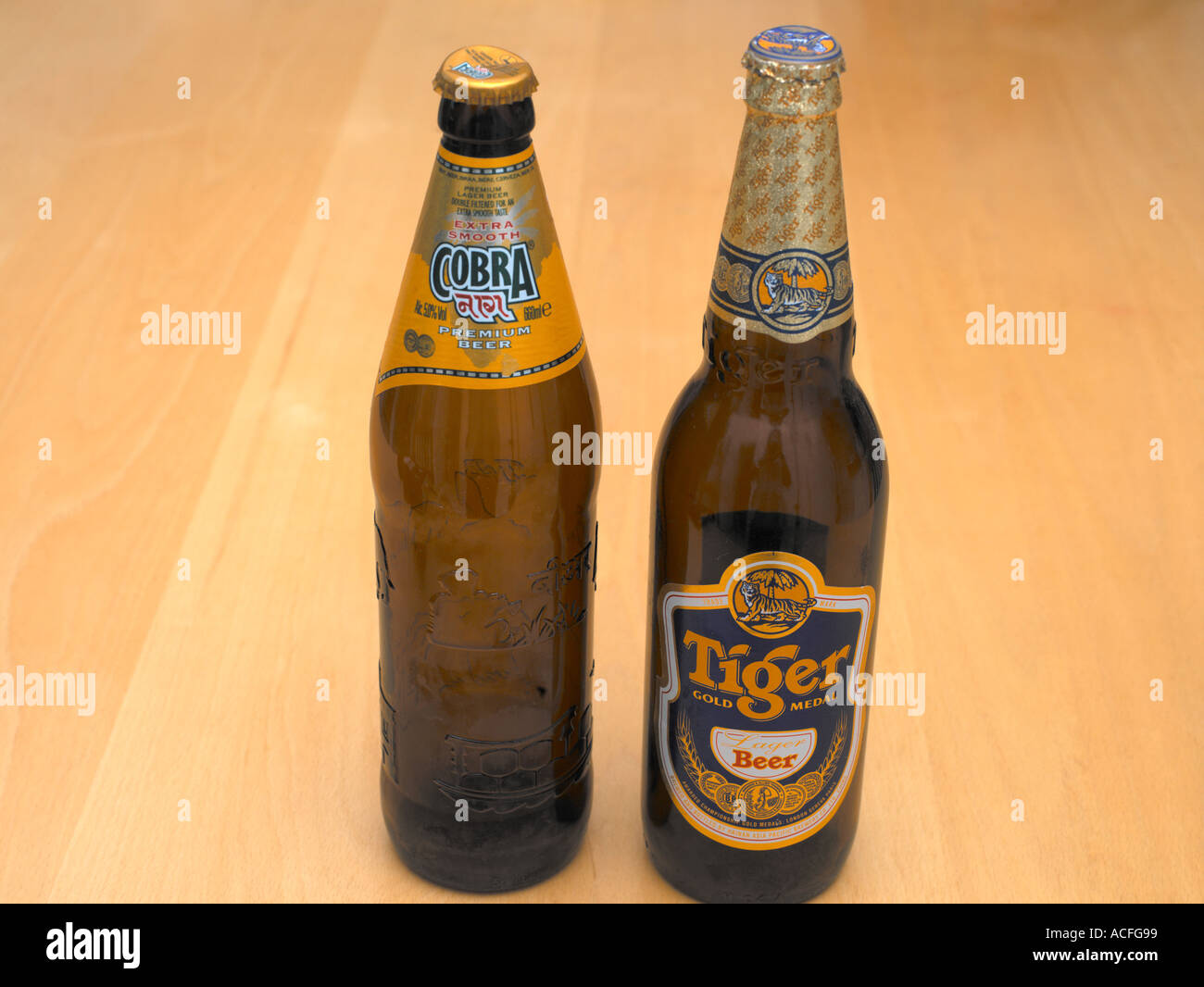 Indian Beers Cobra Tiger Stock Photo - Alamy