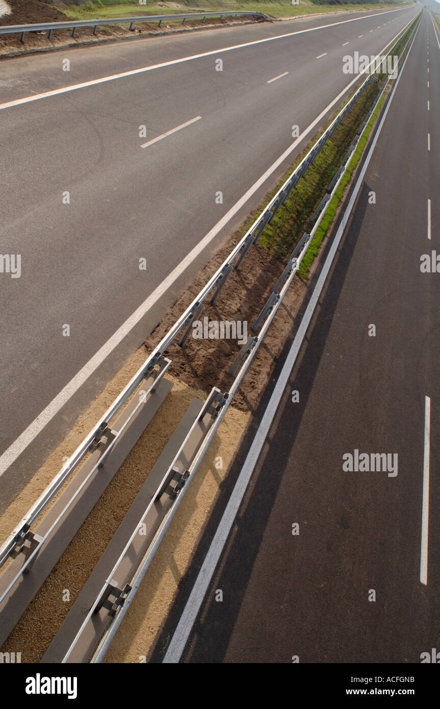 Constructing the M5 toll motorway in Hungary - a section of motorway ...