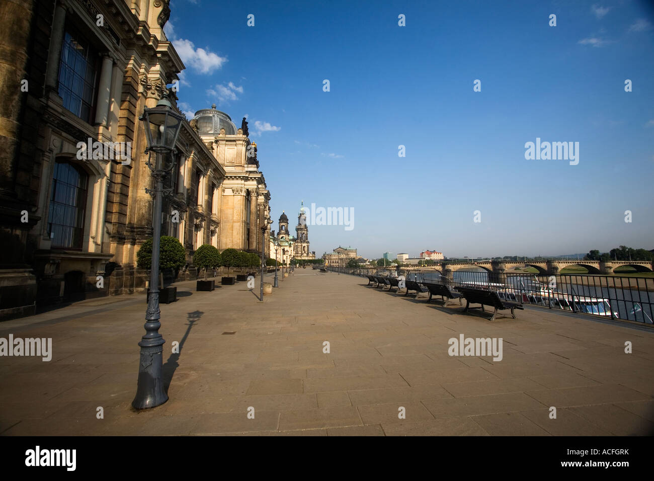 Bruhl Terrace Dresden Saxony Germany Stock Photo - Alamy