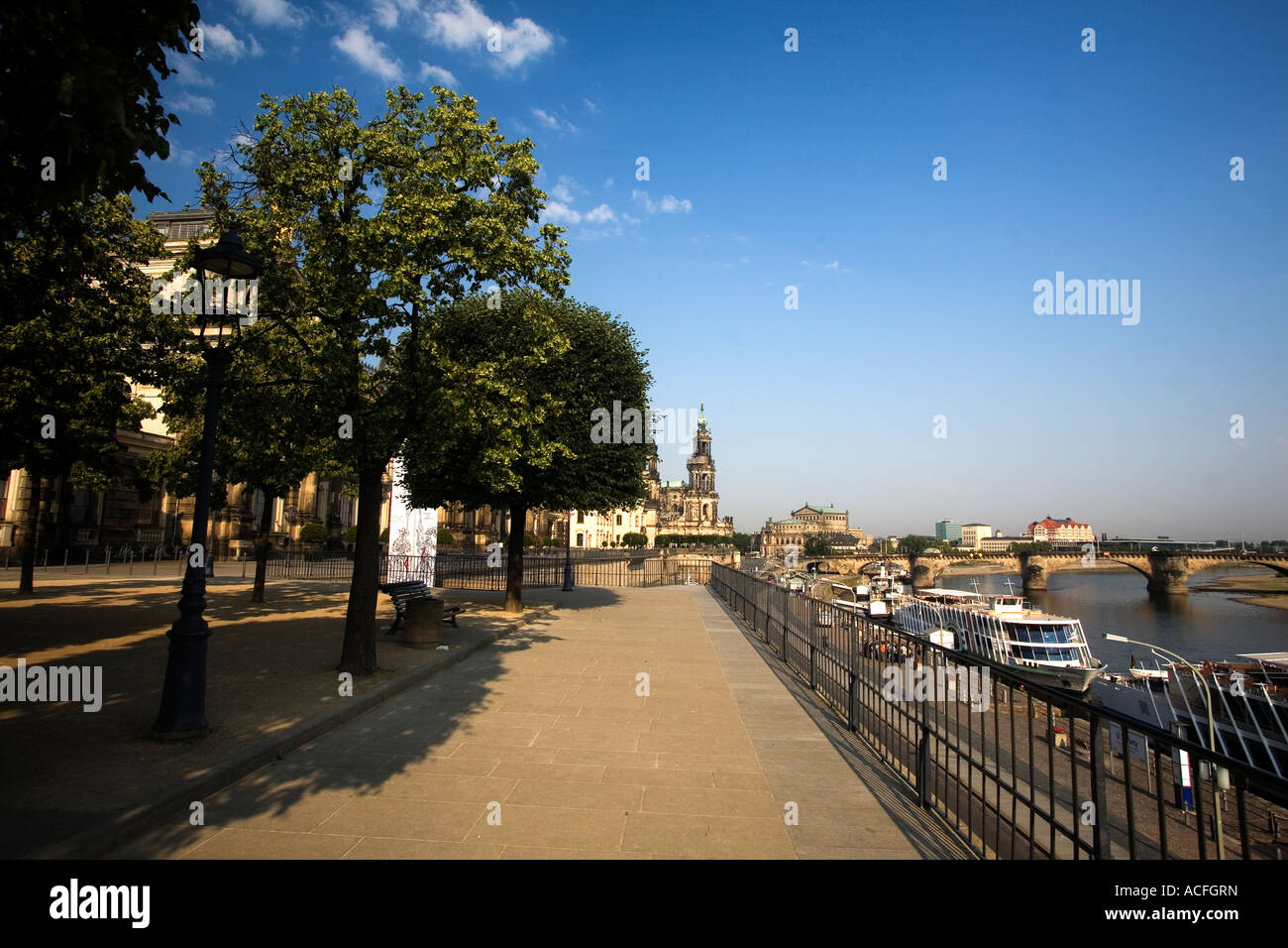 Bruhl Terrace Dresden Saxony Germany Stock Photo - Alamy