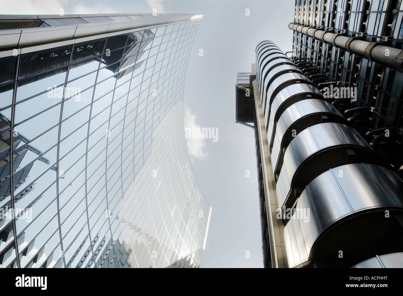 Lloyds Insurance building in City of London financial district of ...