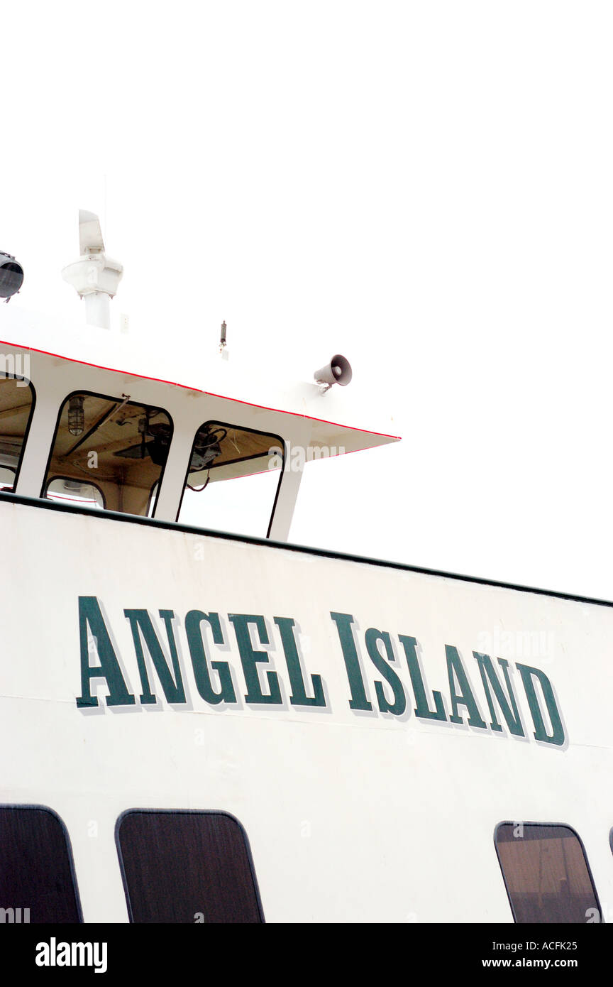 Angel Island Ferry Boat Tiburon California United States Stock Photo ...