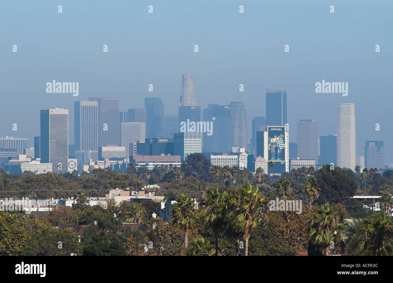 Overview hollywood downtown los hi-res stock photography and images - Alamy