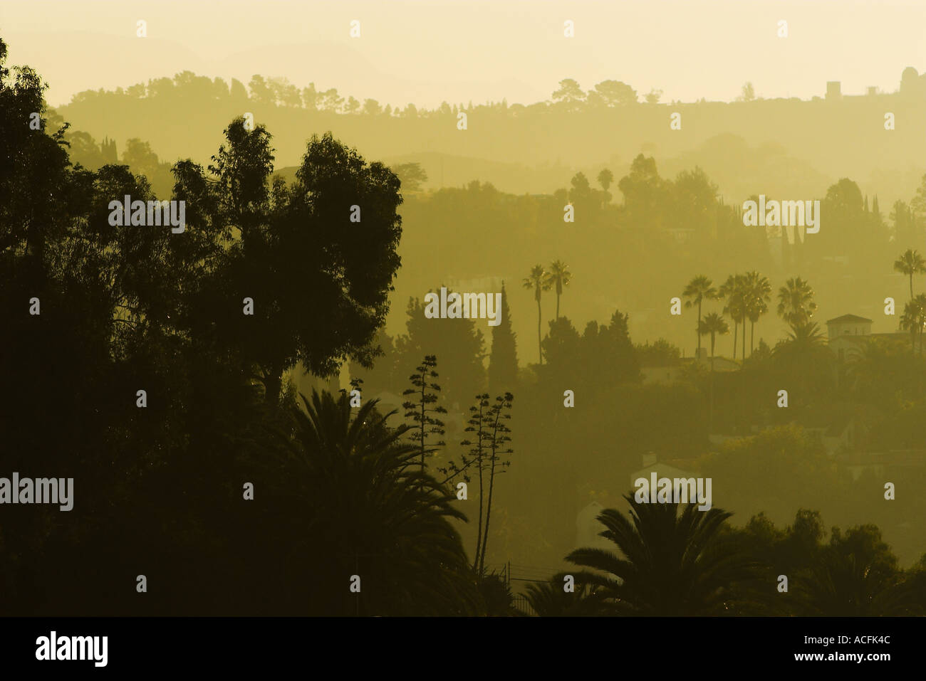 Overview hollywood downtown los hi-res stock photography and images - Alamy