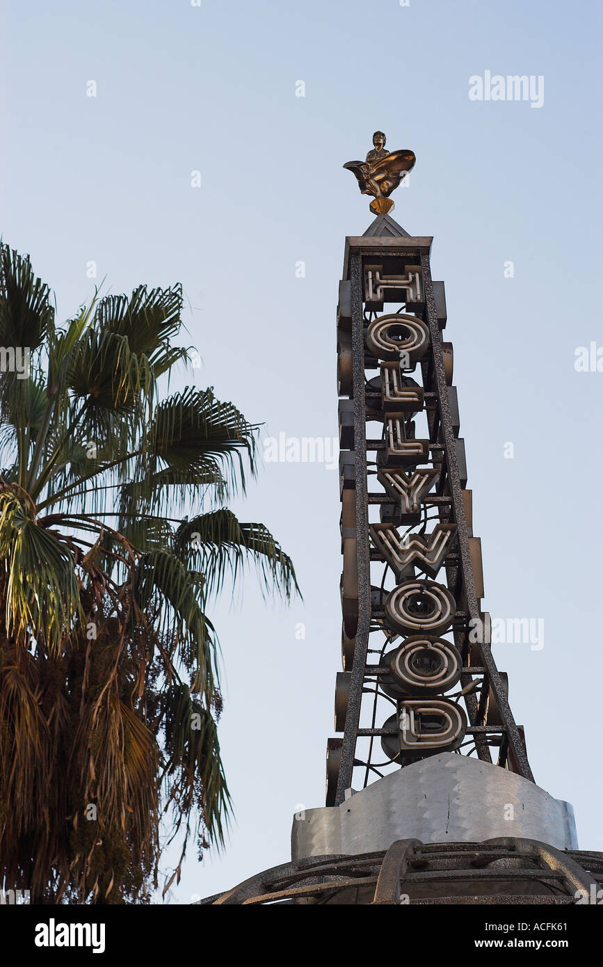 Sculpture representing Hollywood on Hollywood Boulevard and La Brea ...
