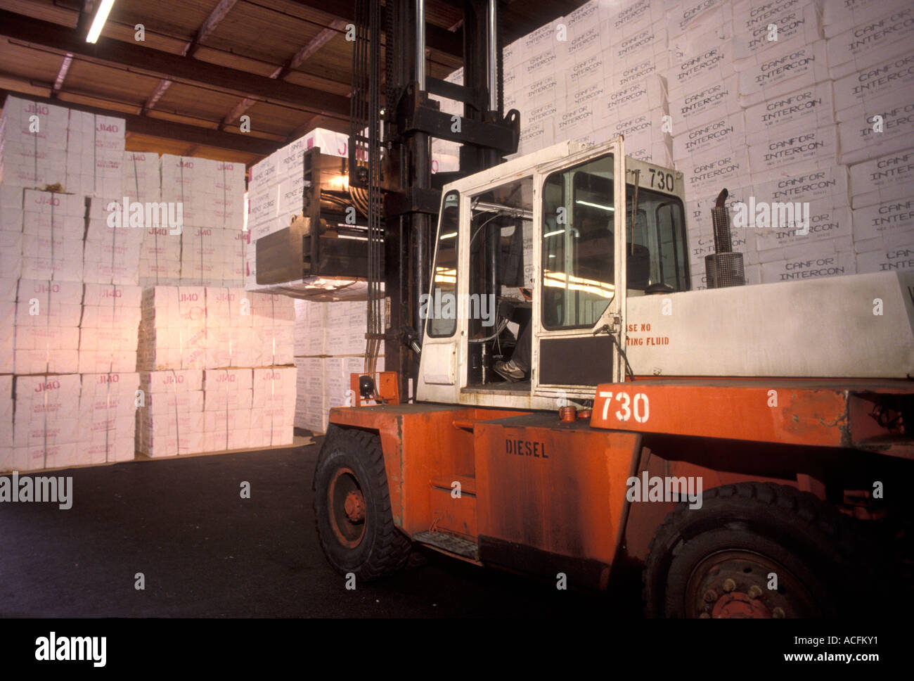 Loading pulp wood hi-res stock photography and images - Alamy