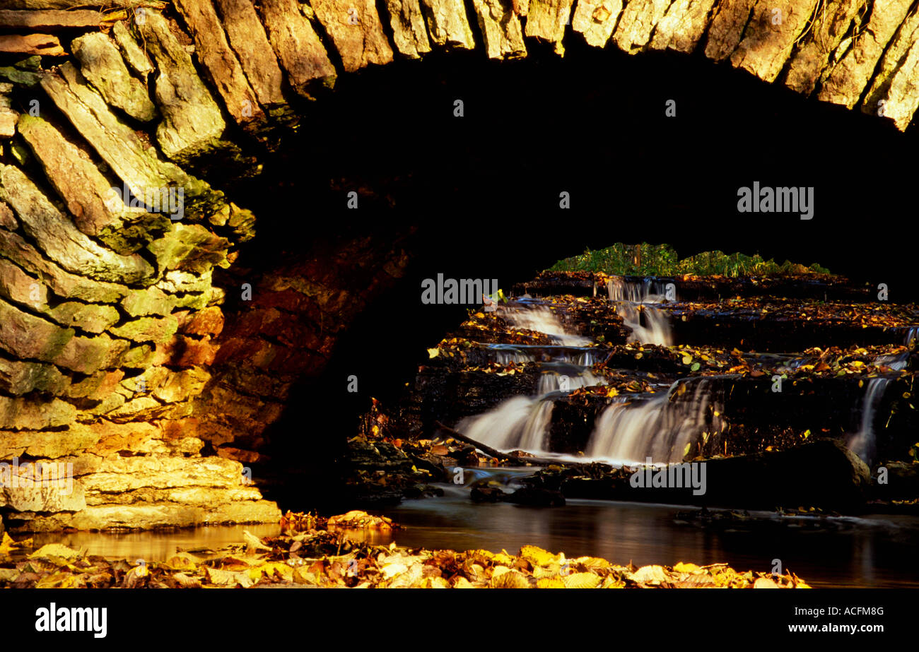 Old stone bridge with a vault Stock Photo - Alamy