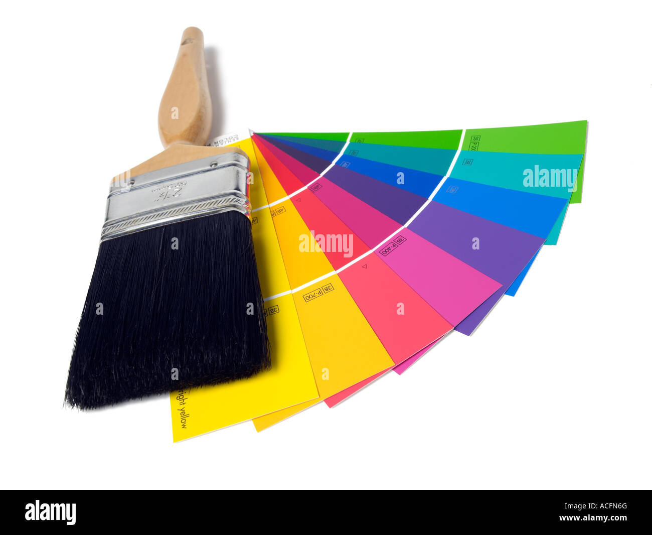 Paint color swatches in Cut Out Stock Images & Pictures - Alamy