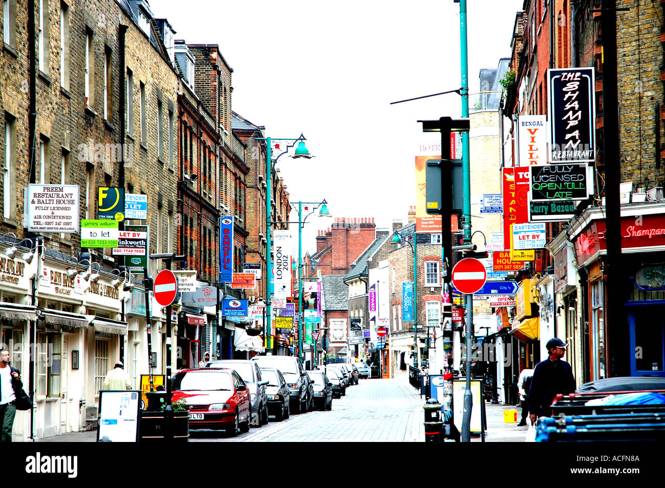 Brick Lane landscape Stock Photo - Alamy