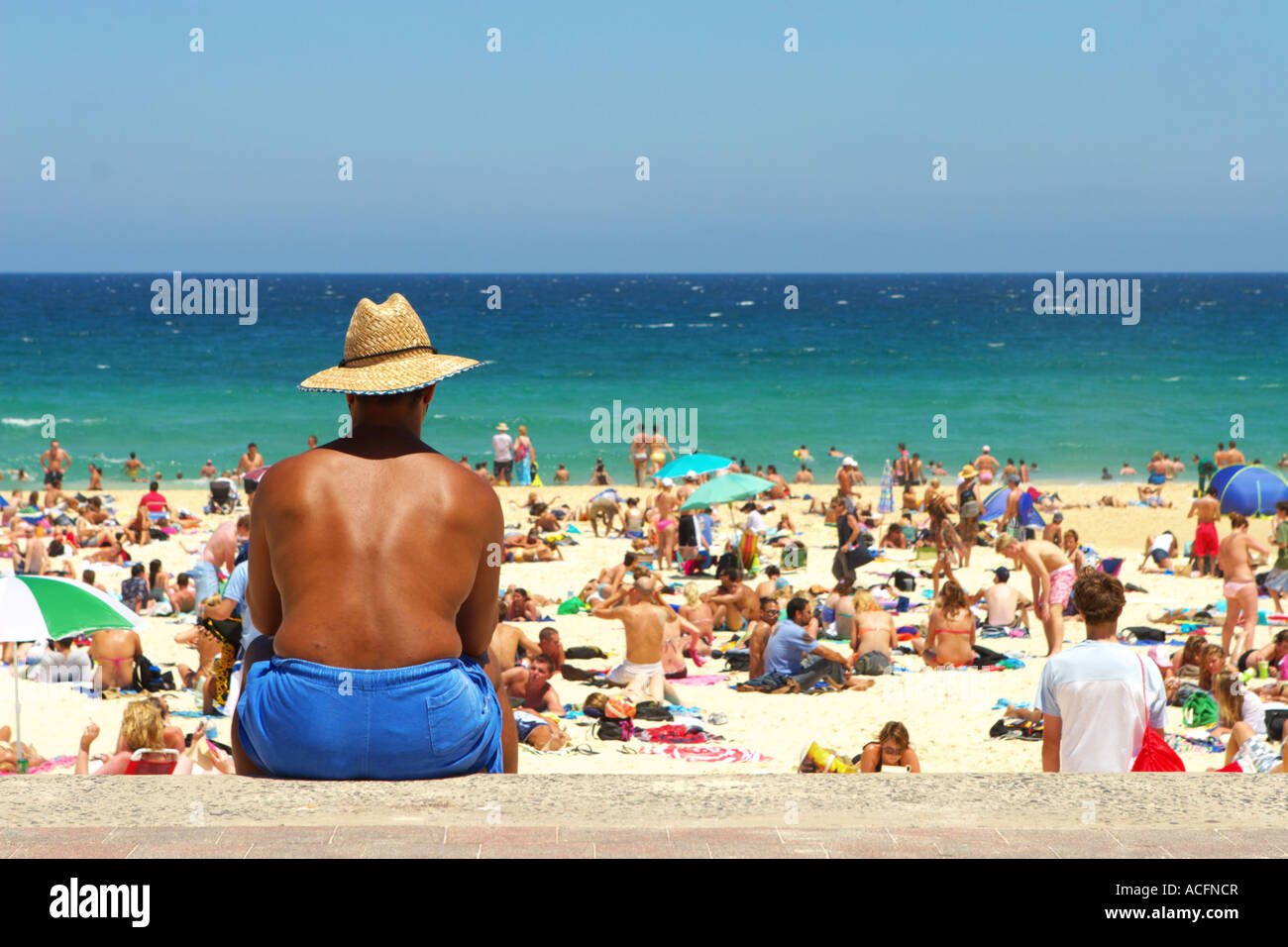 man at Bondi Beach, Australia Stock Photo - Alamy