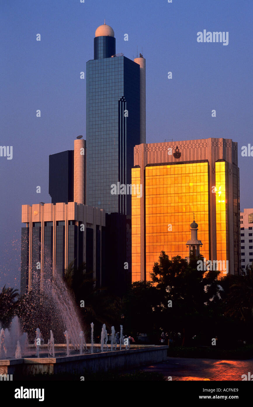 Baynunah Tower Abu Dhabi United Arab Emirates Stock Photo - Alamy