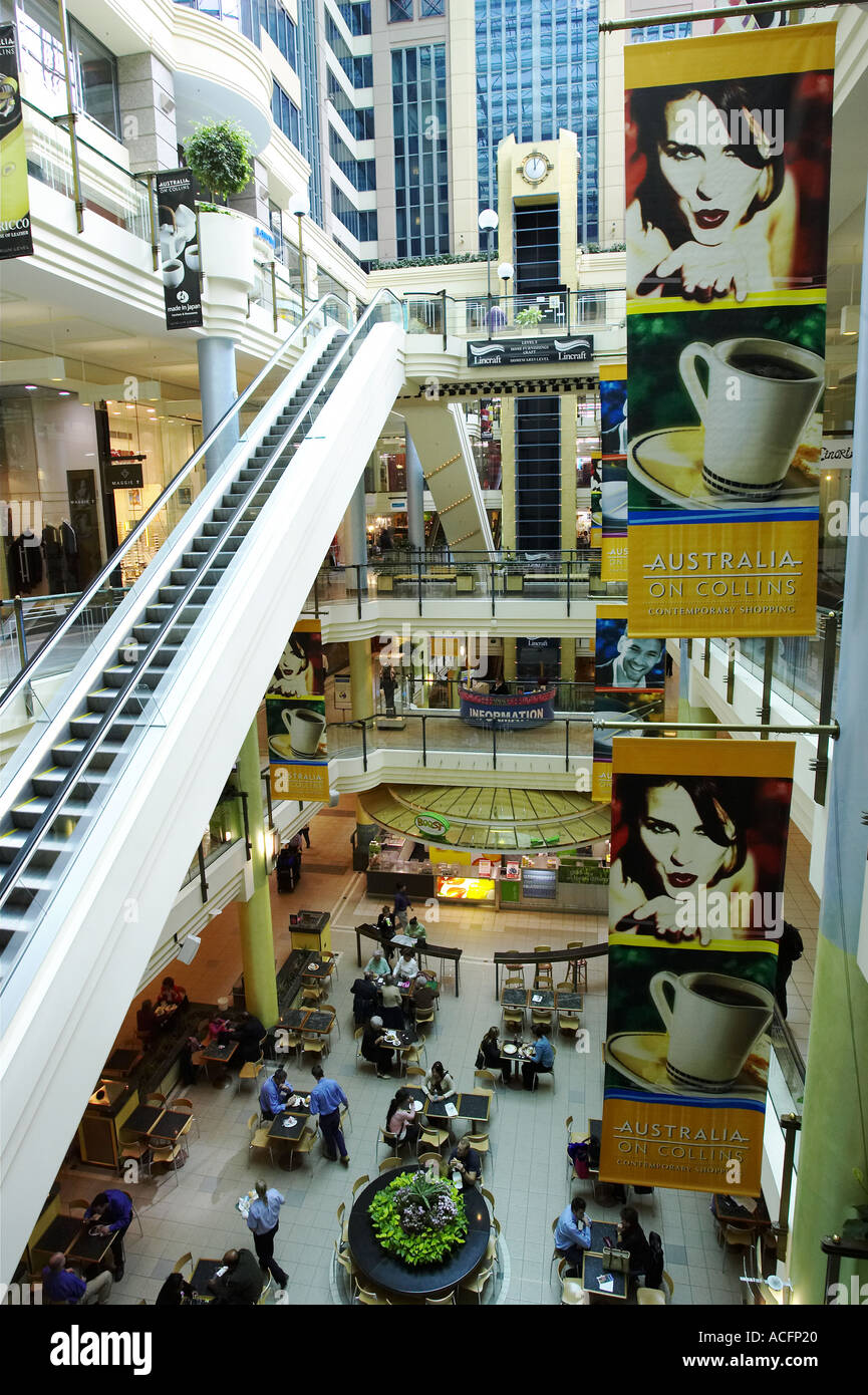 Australia on Collins Shopping Mall Collins Street Melbourne Victoria ...