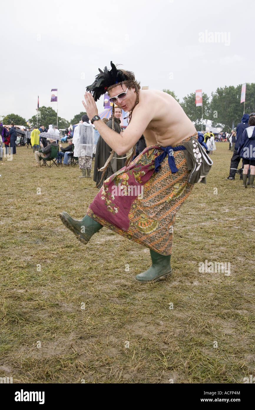 Young man dancing in the mud hi-res stock photography and images - Alamy