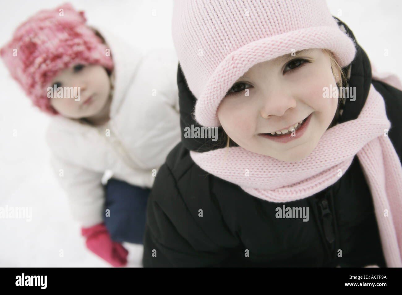 Girls in winter coats hi-res stock photography and images - Alamy