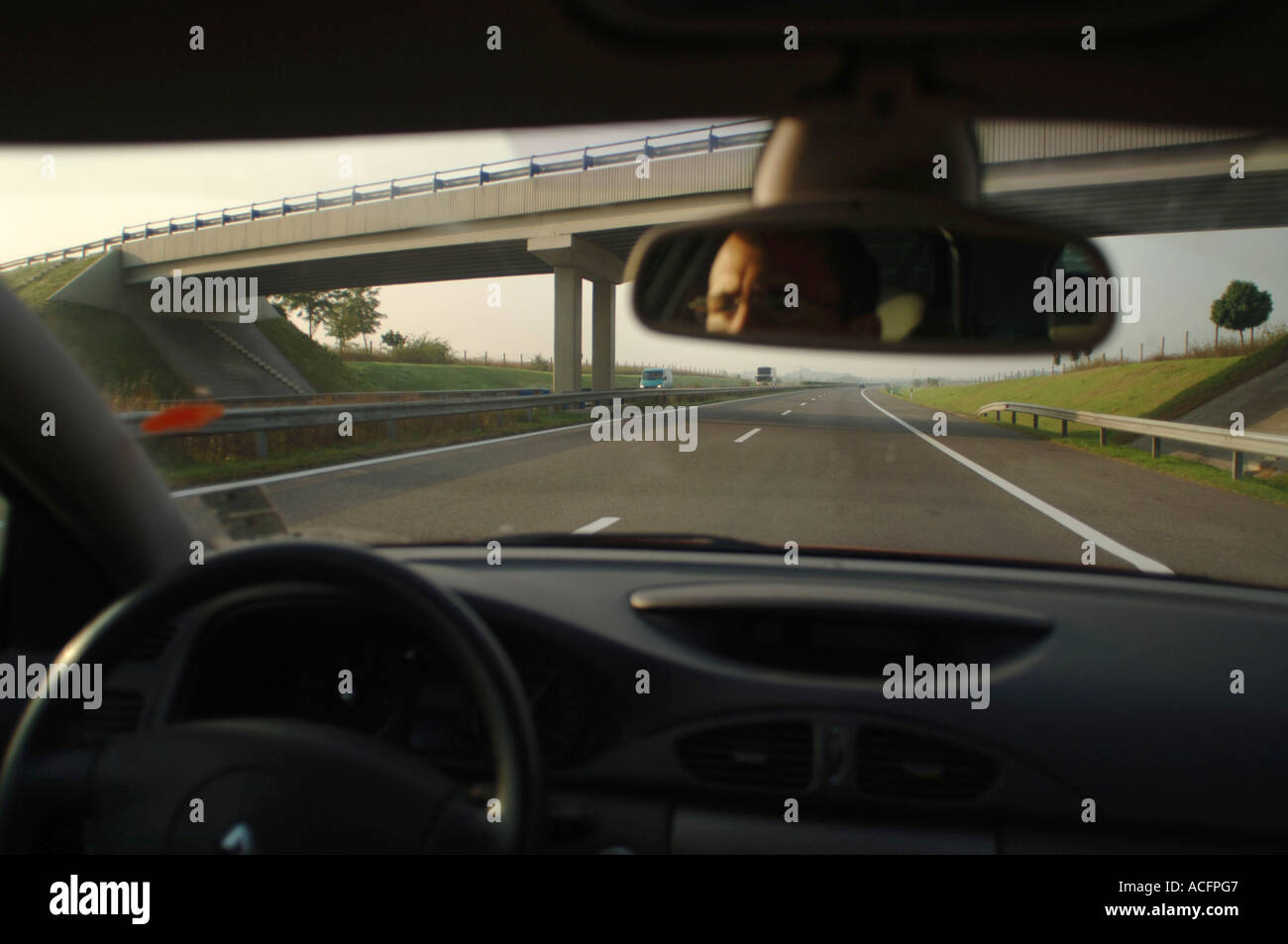 Constructing the M5 toll motorway in Hungary - a section of motorway ...