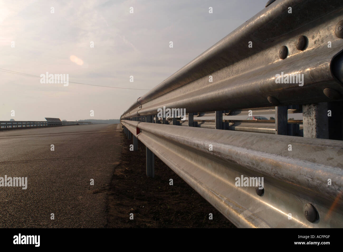 Constructing the M5 toll motorway in Hungary - a section of motorway ...