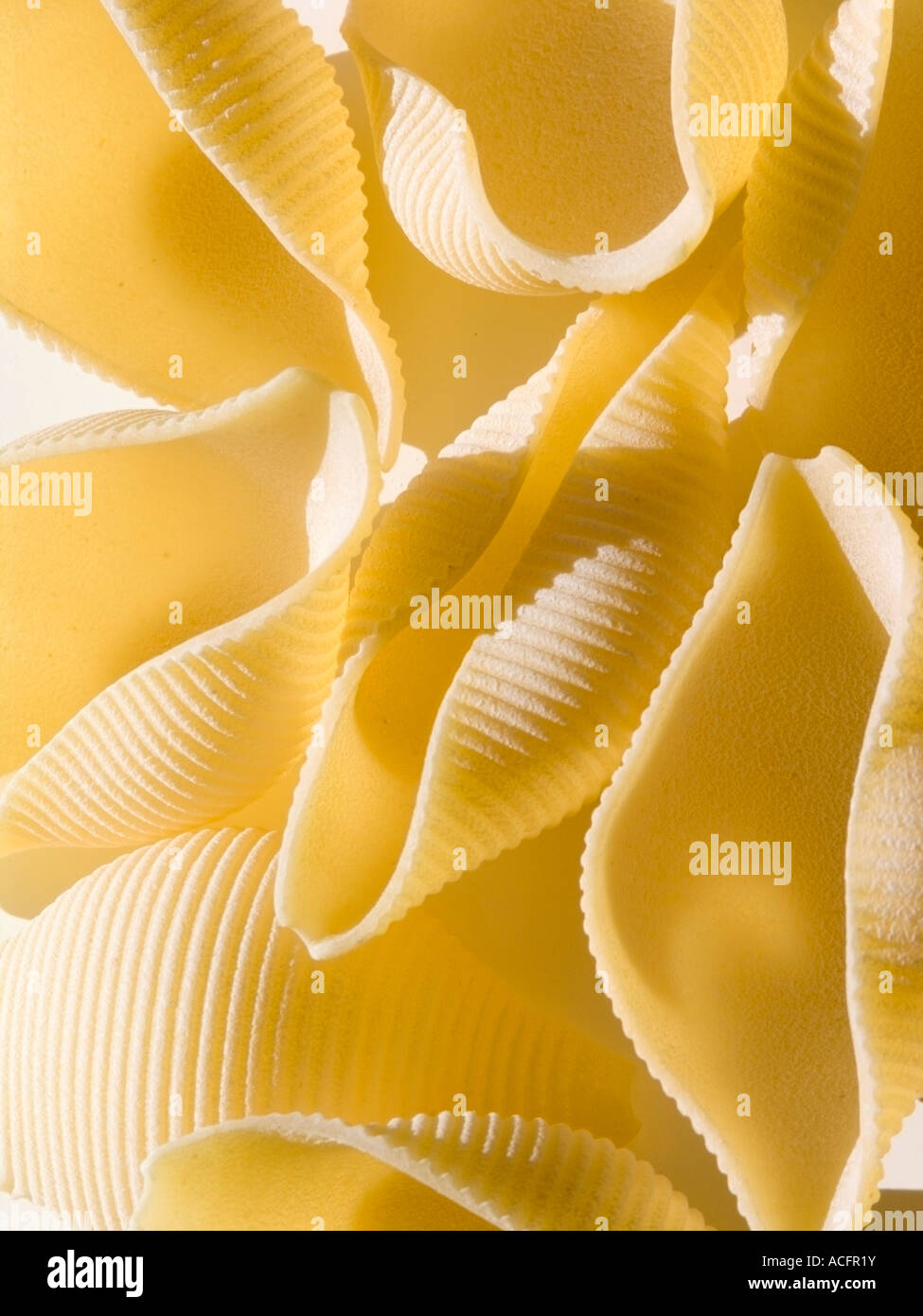 snail pasta on a white background Stock Photo - Alamy