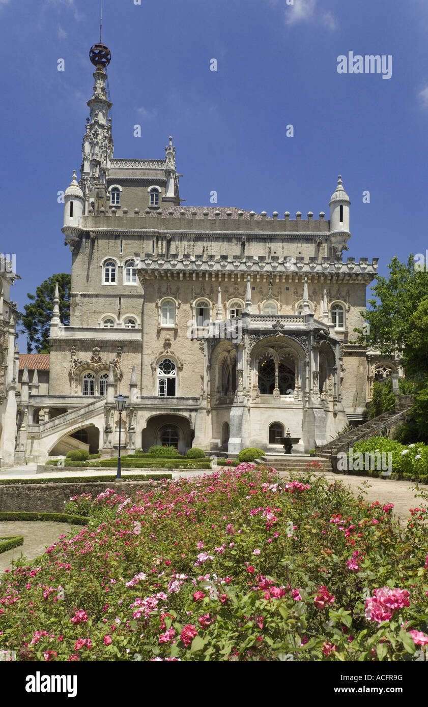 Palacio de Bucaco and gardens near Coimbra, Central Portugal Stock ...