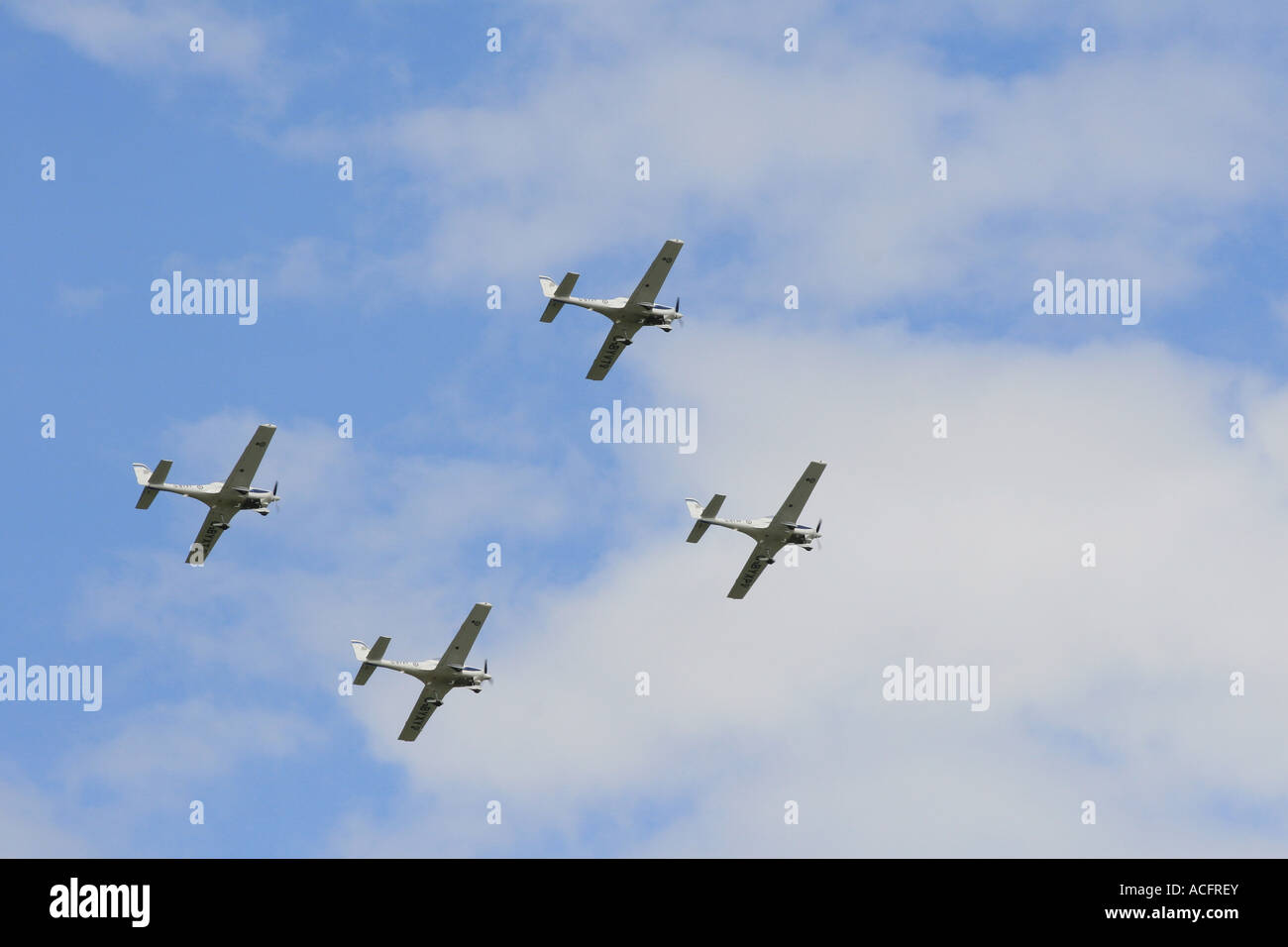 RAF Grob Tutor Training Aircraft RAF Wyton Stock Photo - Alamy