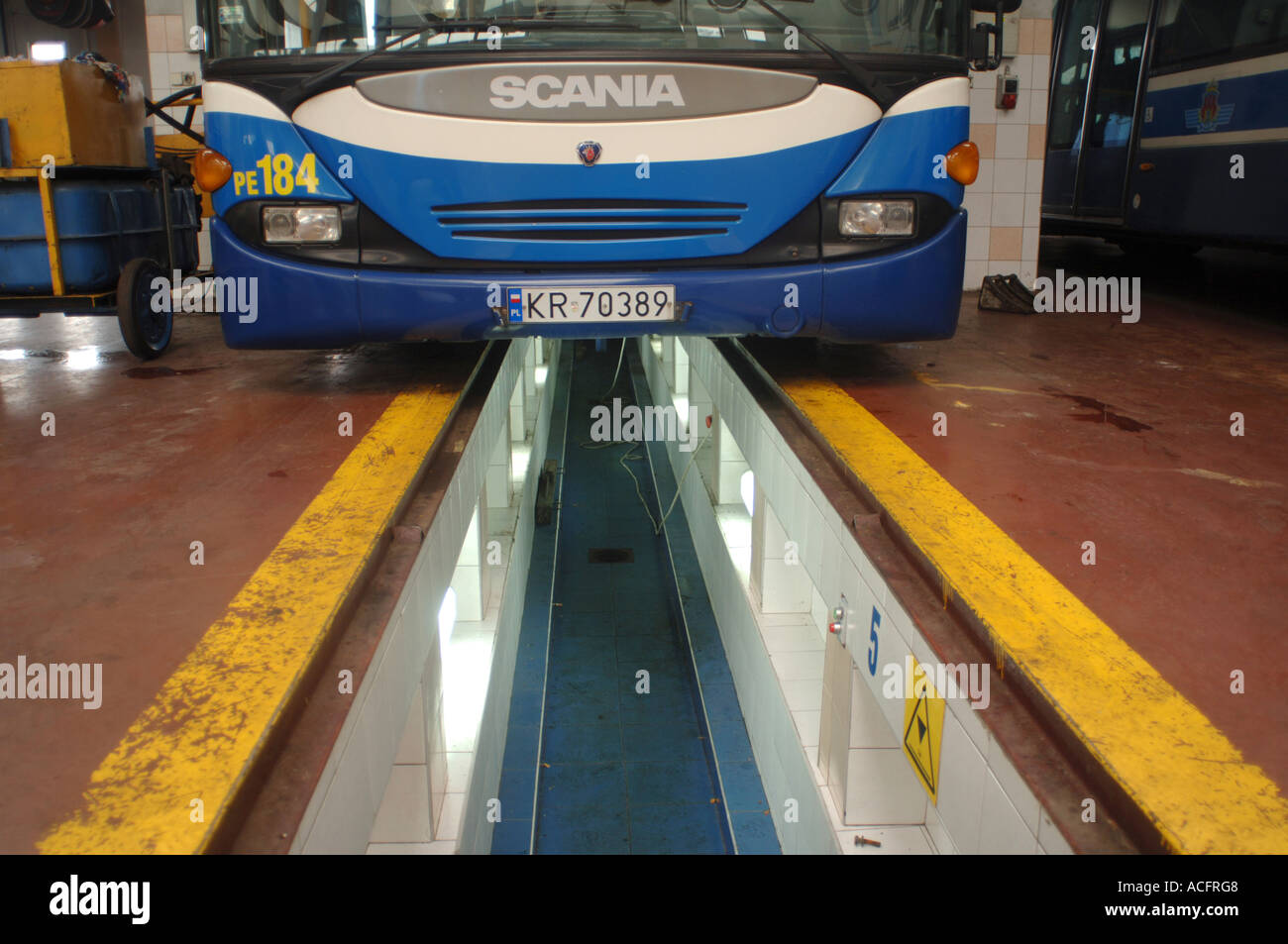 Bus maintenance hi-res stock photography and images - Alamy