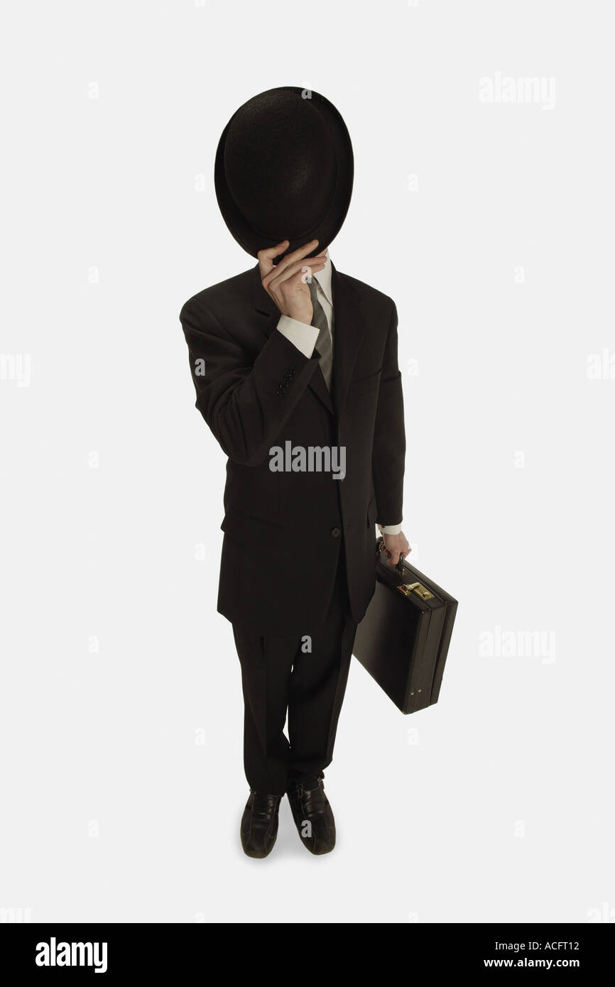 Business man bowler hat hi-res stock photography and images - Alamy