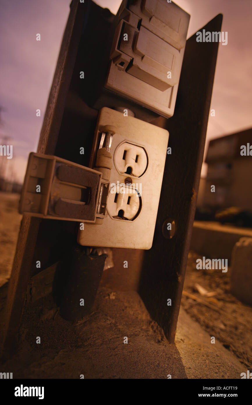 Electrical junction box Stock Photo - Alamy