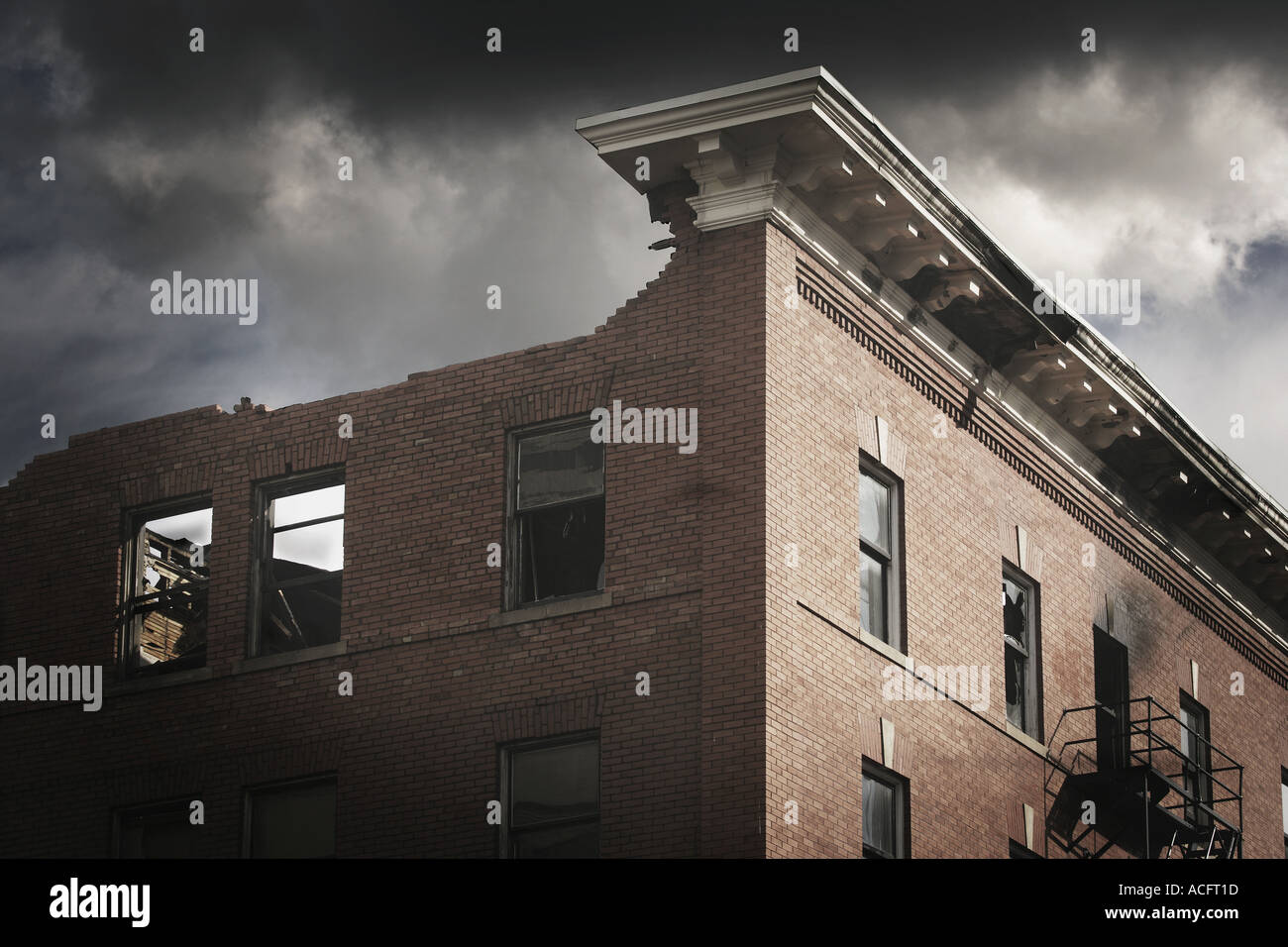 Storm wrecked building hi-res stock photography and images - Alamy
