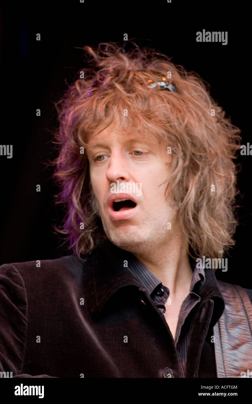 Mike Scott lead singer with Scottish band The Waterboys Stock Photo - Alamy