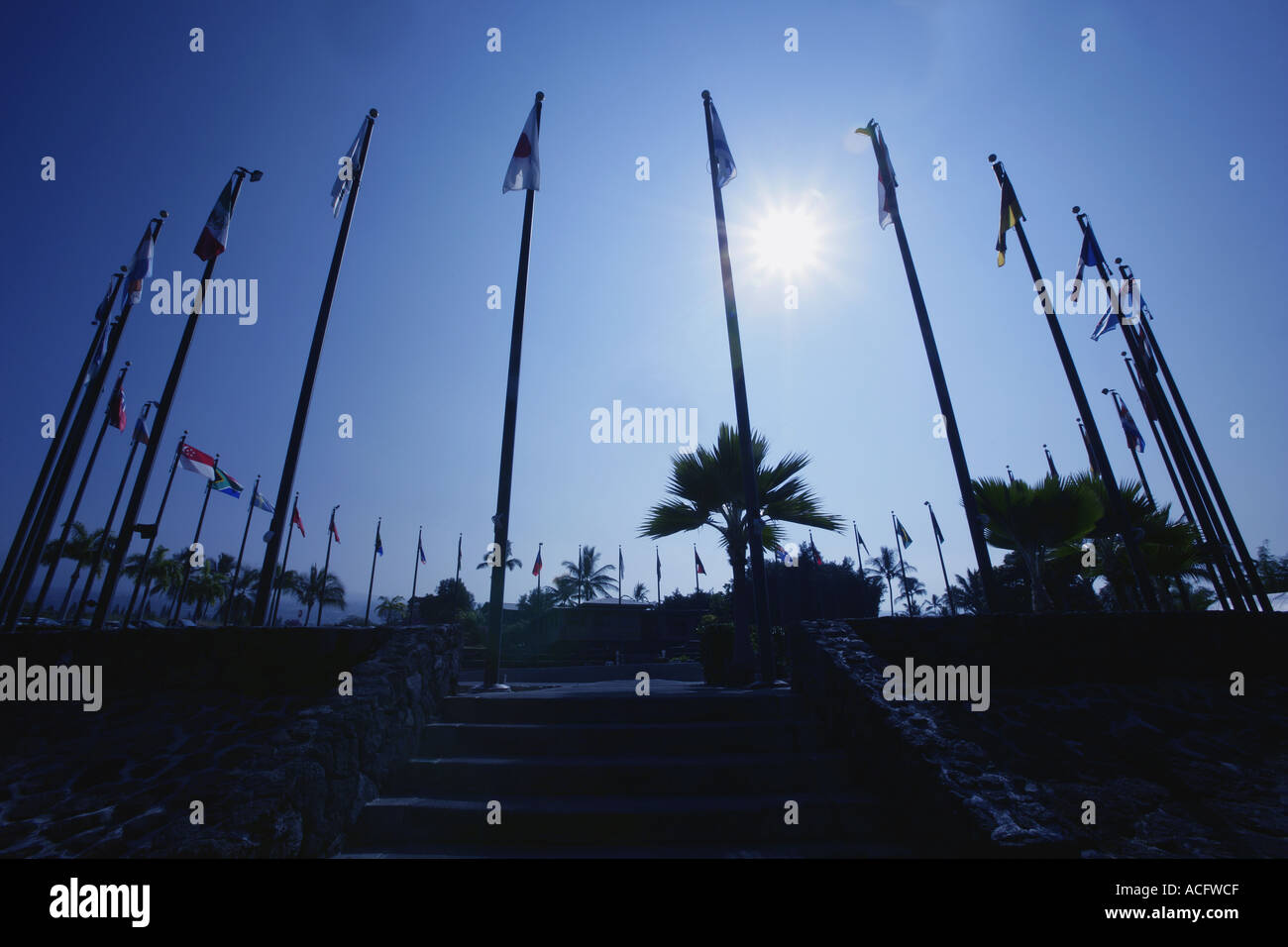 Circle of flags Stock Photo - Alamy