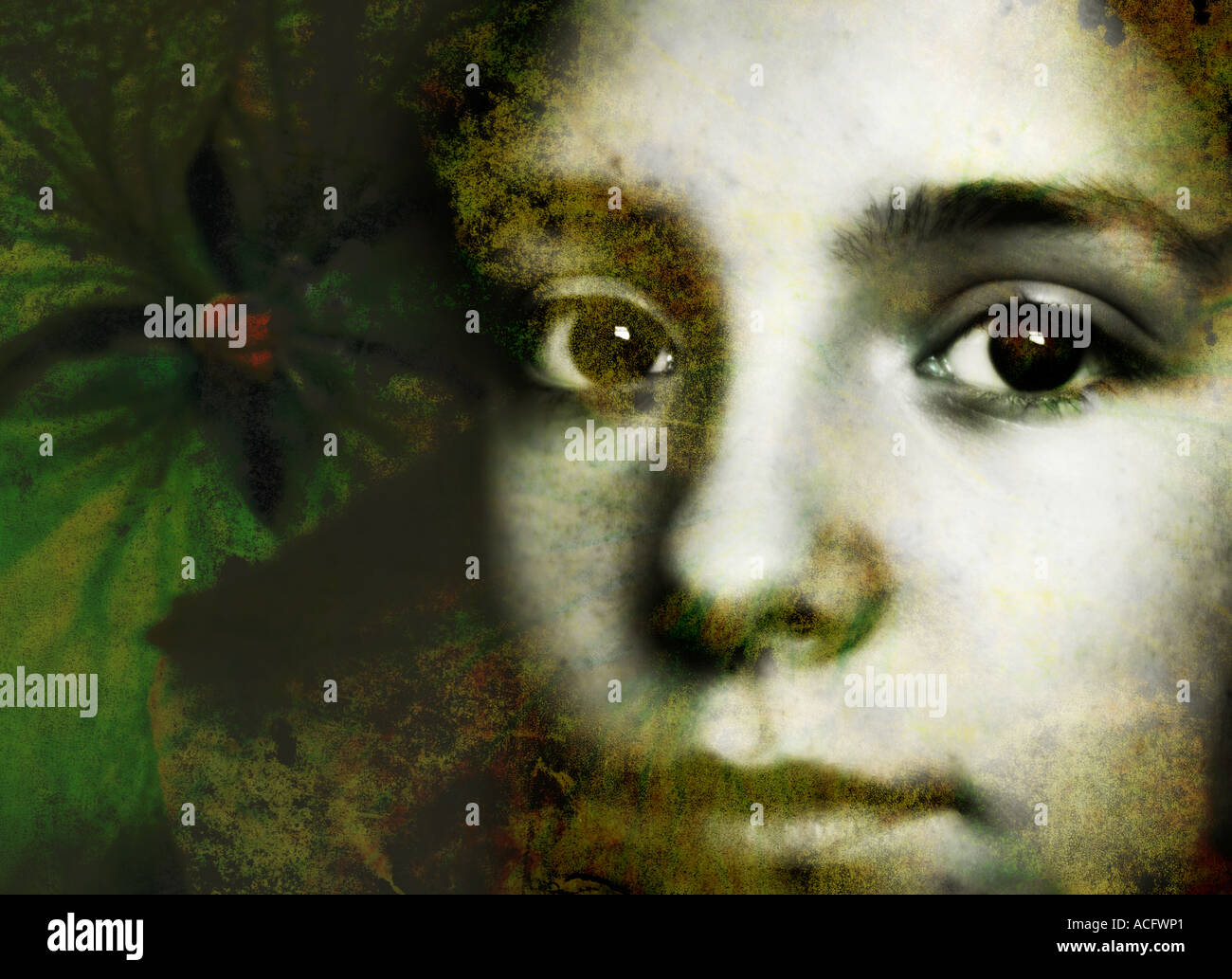Photo of female face Stock Photo - Alamy