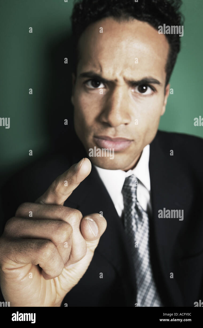 Man making a point hi-res stock photography and images - Alamy
