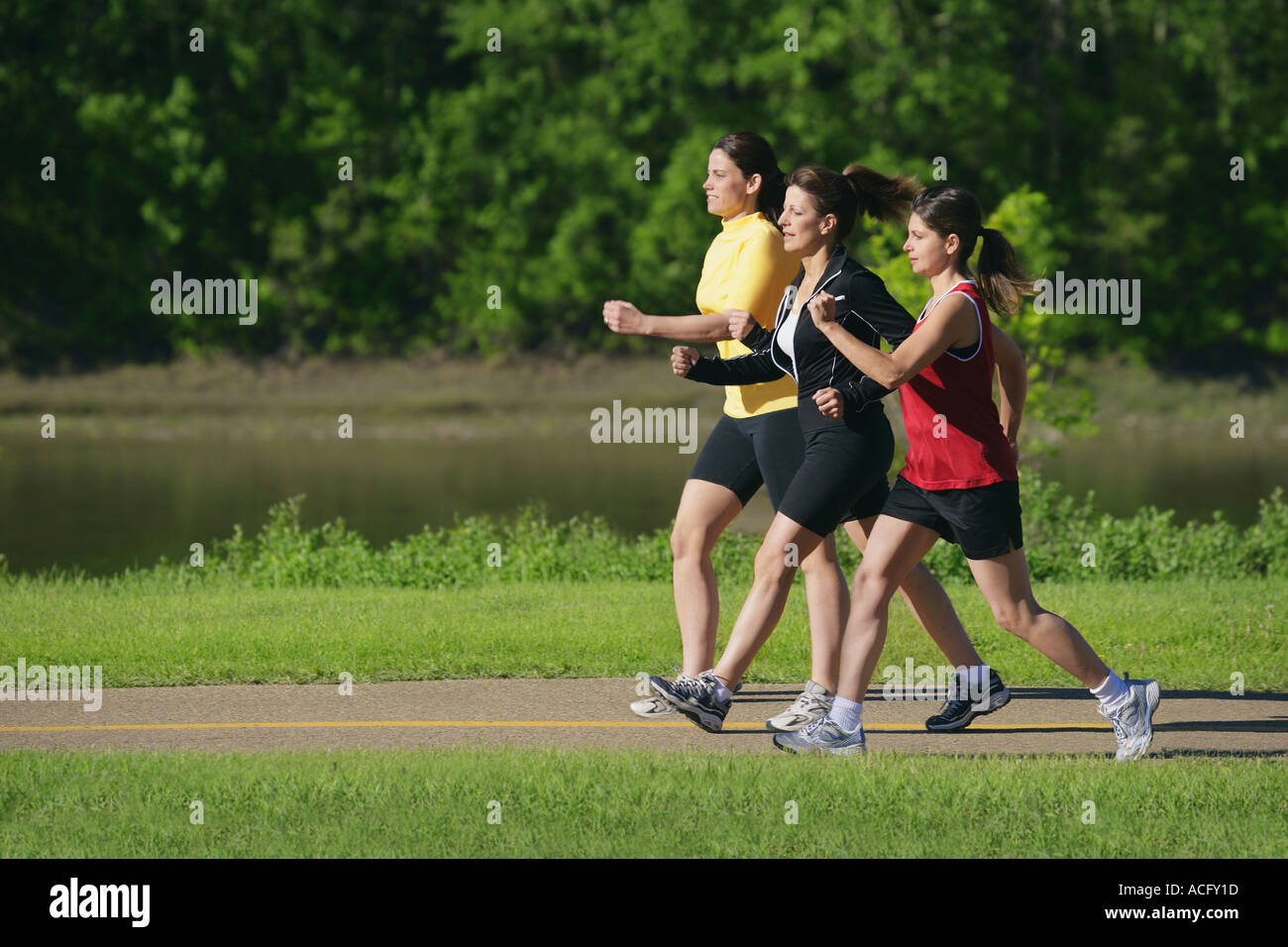 Women walking on path Stock Photo - Alamy