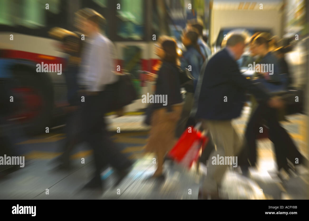 People in town Stock Photo - Alamy