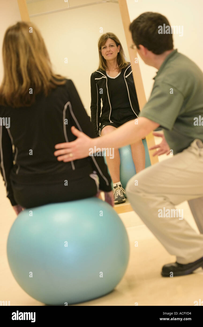 A physiotherapist at work Stock Photo - Alamy