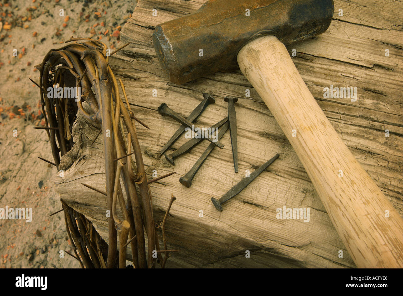 Symbols of Christ s crucifixion Stock Photo - Alamy