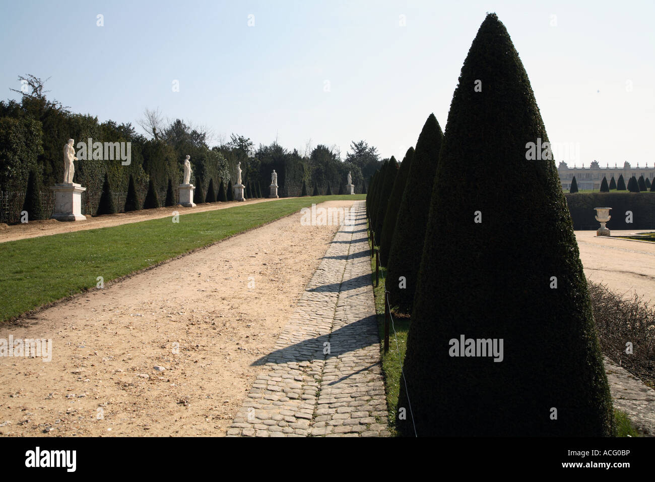 Versailles Palace France Europe, statues and vegetation Stock Photo - Alamy