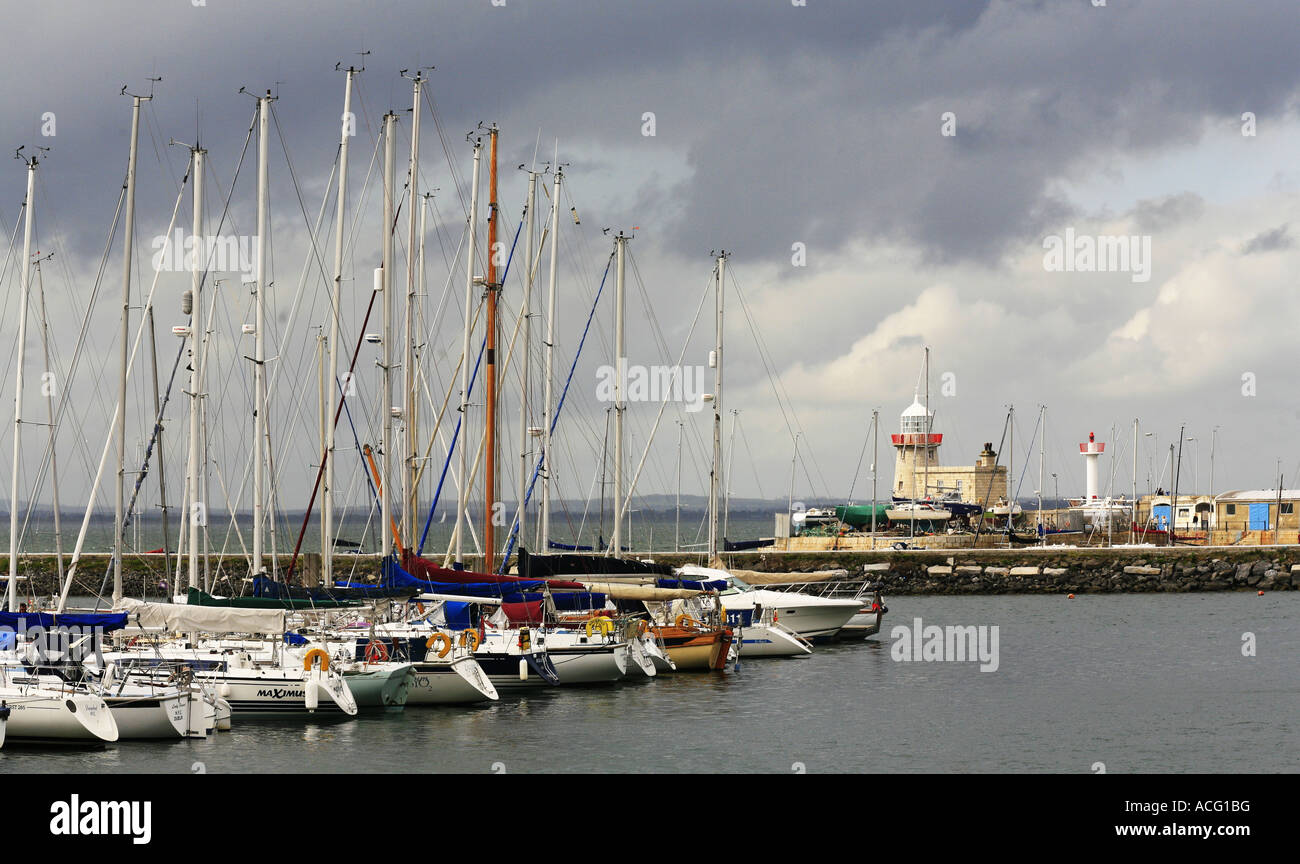 Marin at Howth harbour near Dublin Ireland Stock Photo - Alamy