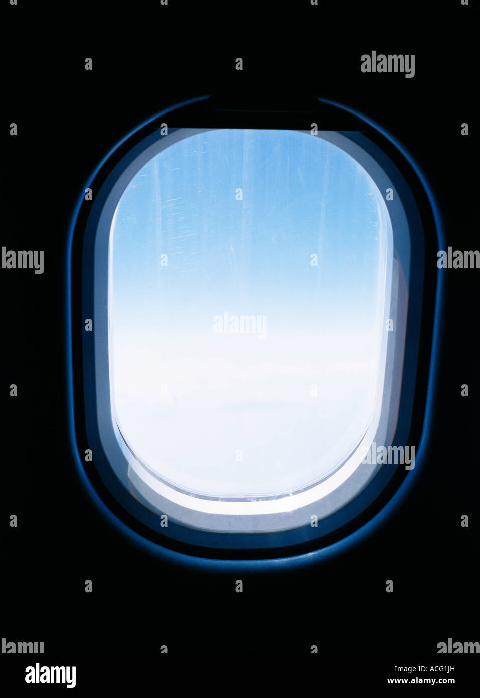 An airplane window Stock Photo - Alamy