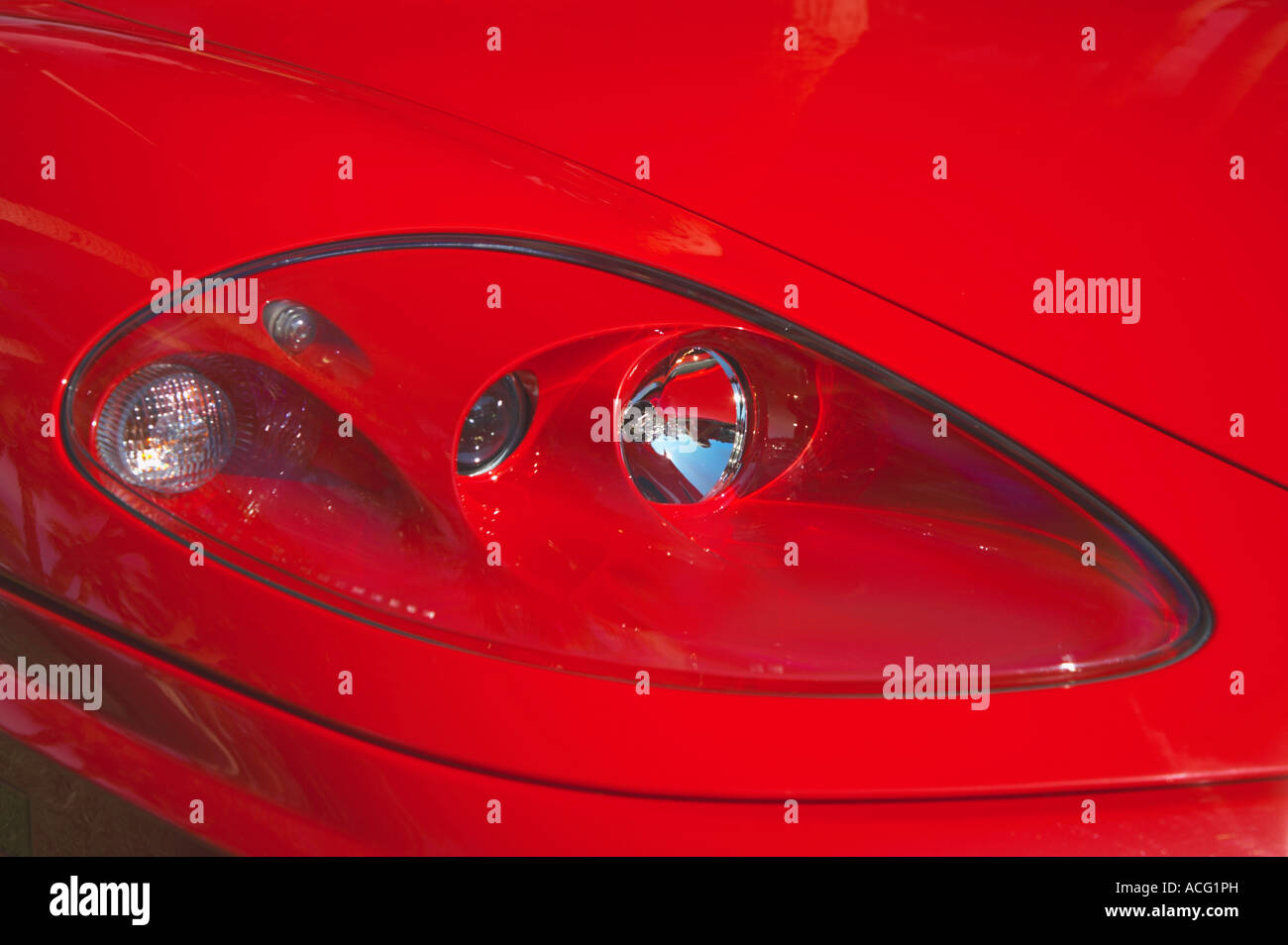 Red Italian Ferrari sports car Stock Photo - Alamy