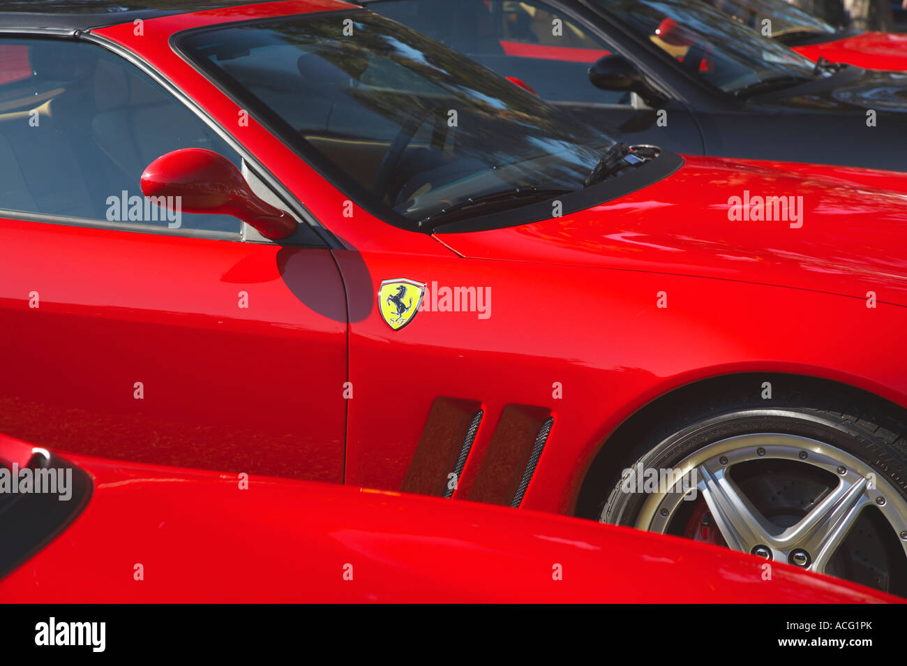 Red Italian Ferrari sports car Stock Photo - Alamy