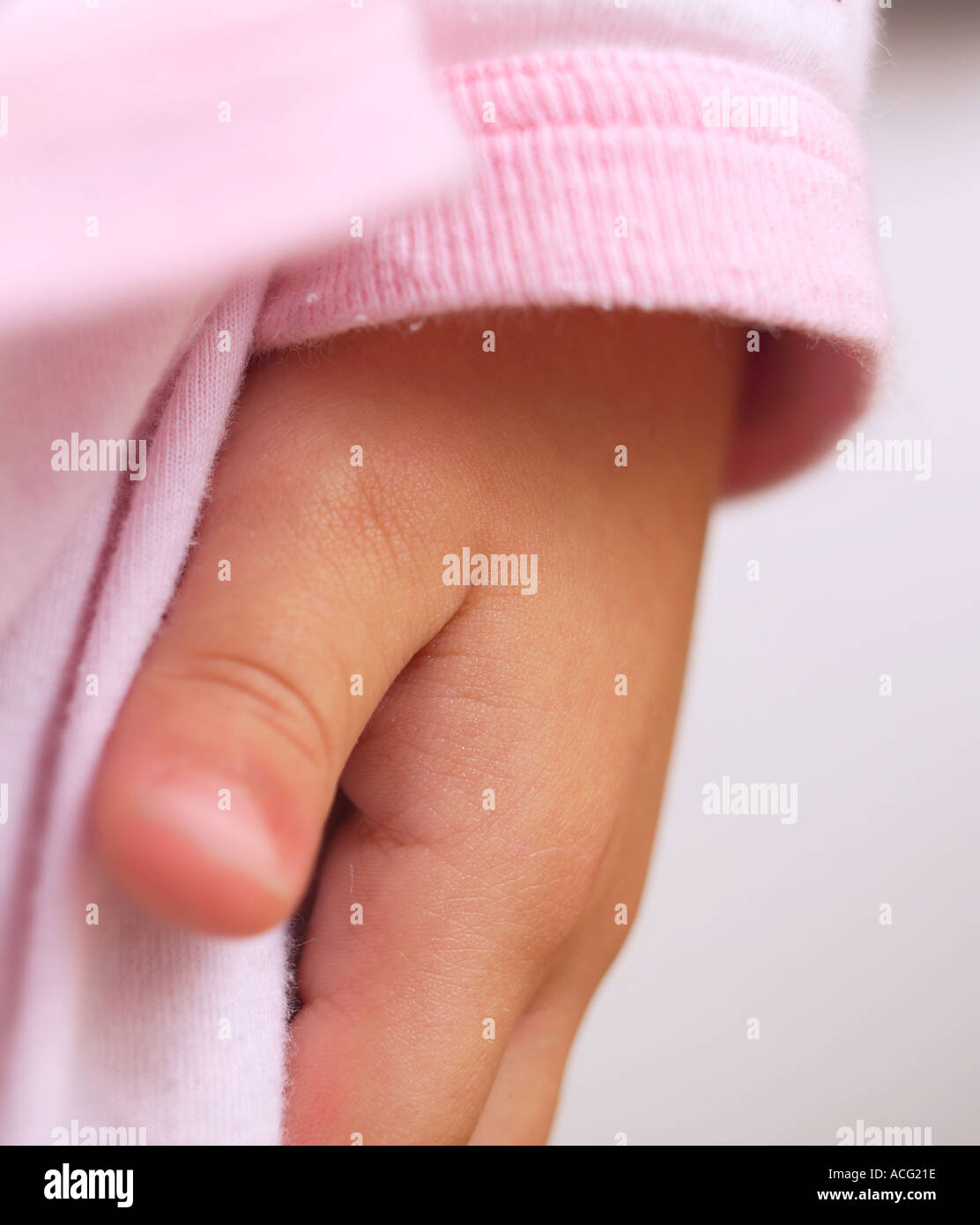 close up hand child little girl baby portrait Stock Photo - Alamy