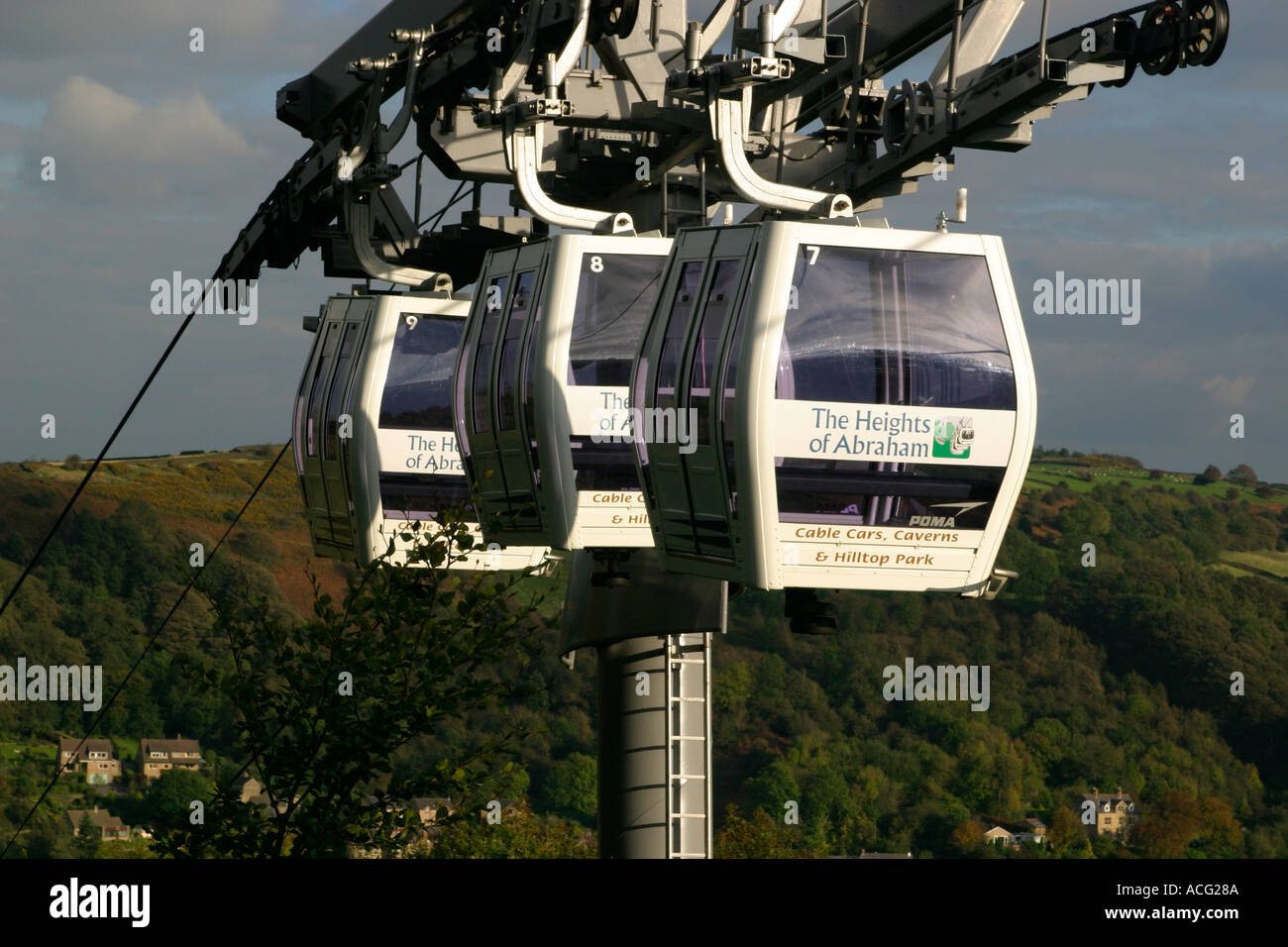 Matlock bath cable car hi-res stock photography and images - Alamy