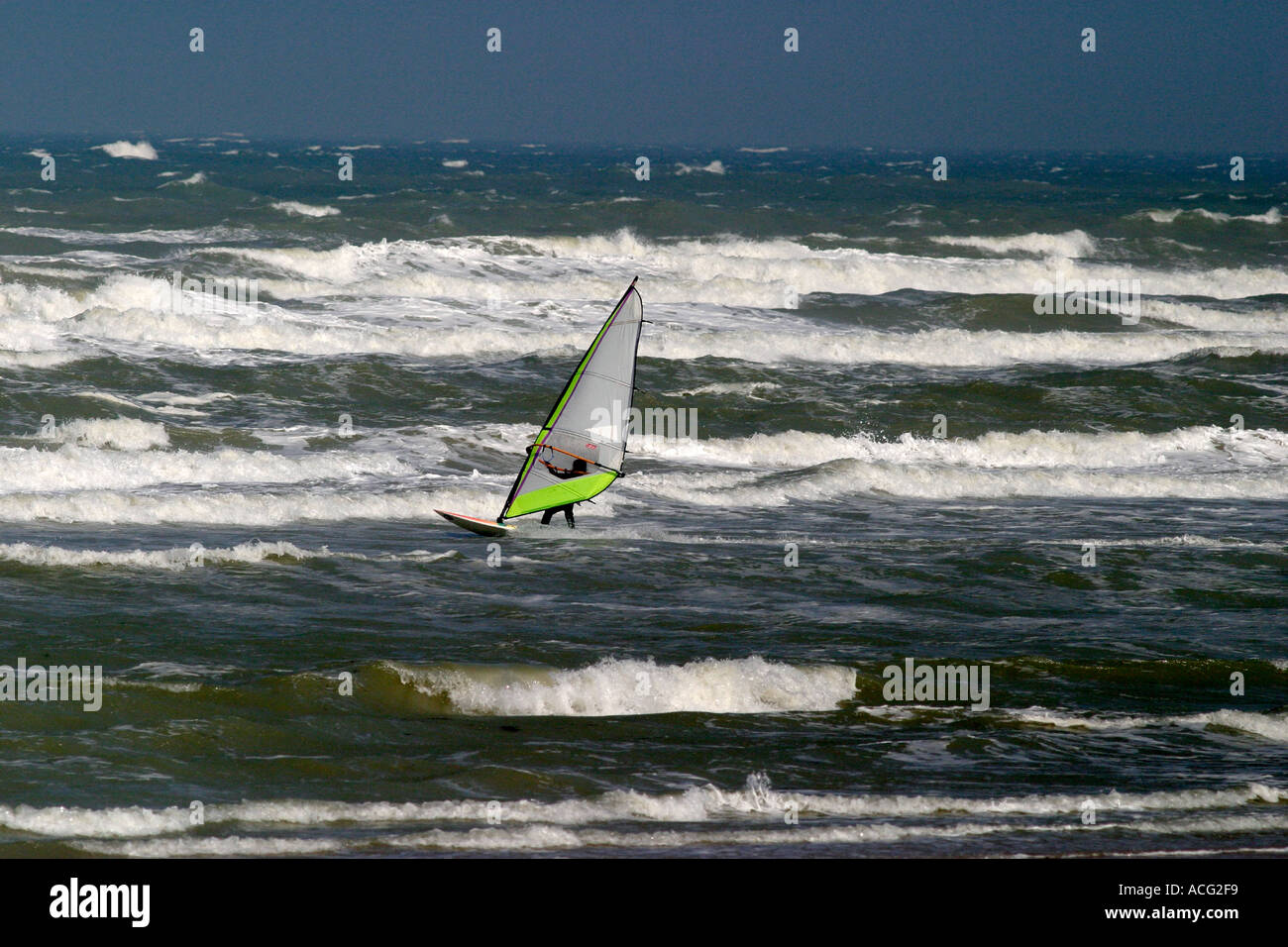 A windsurfer at Omaha Beach in Normandy, France Stock Photo - Alamy