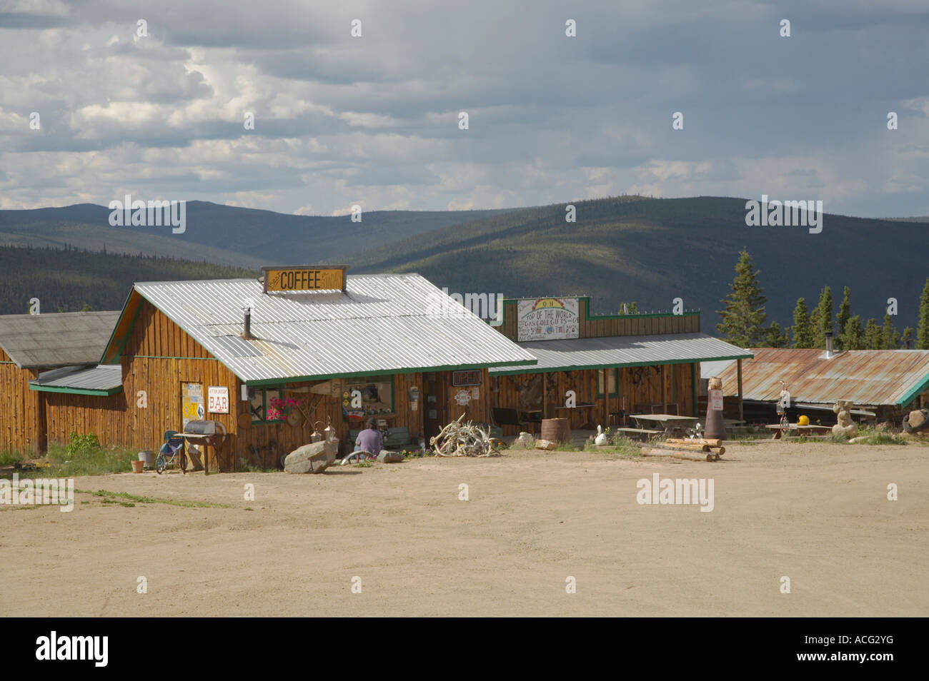 Boundary Lodge one of the first roadhouses in Alaska in Boundary Alaska ...