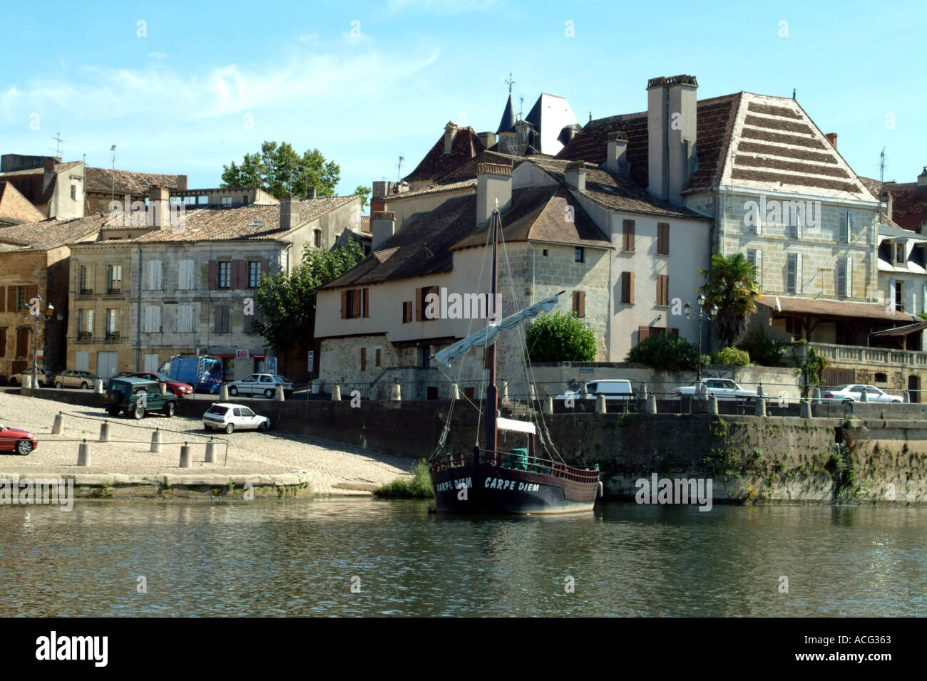 Wine Town of Bergerac in the Dordogne France Stock Photo - Alamy