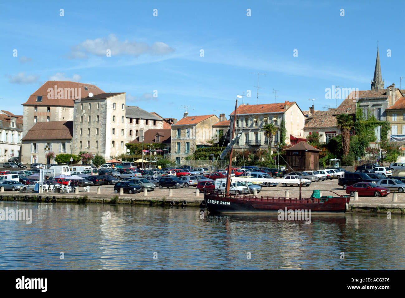Wine Town of Bergerac in the Dordogne France Stock Photo - Alamy